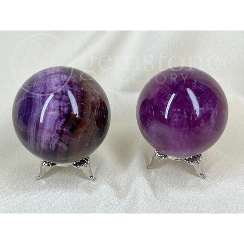 Fluorite Premium Purple Spheres